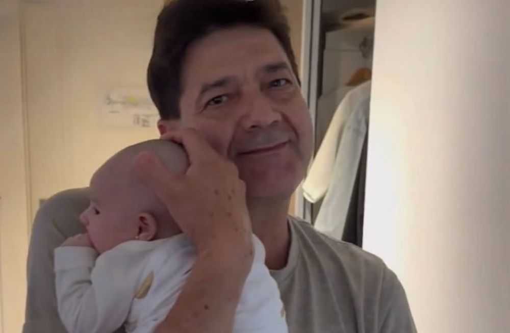 Barby Franco conmovió en redes al mostrar a Silvino Báez cargando a su ...