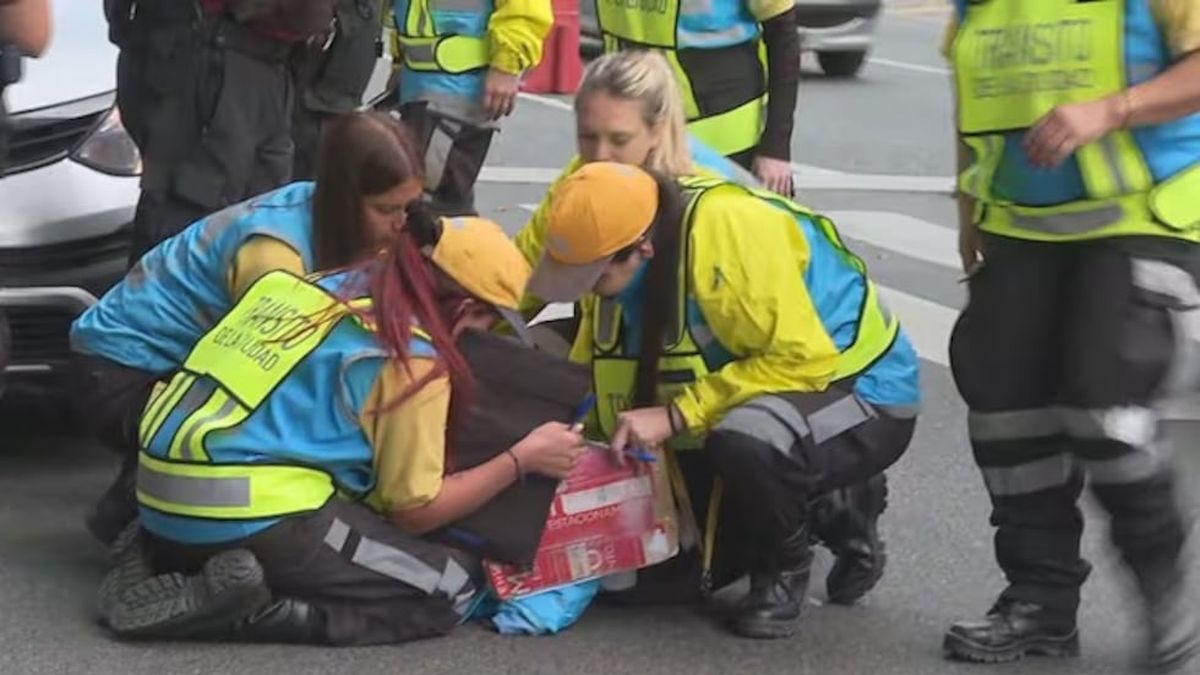 Buenos Aires: una mujer atropelló a una agente de tránsito en un ...