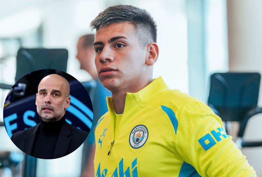Pep Guardiola habló sobre la fecha del debut de Claudio Echeverri en el City, y sus planes a futuro