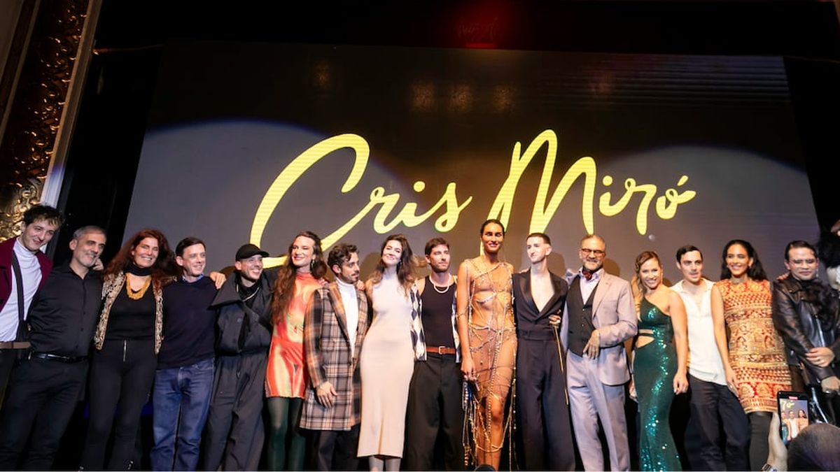 Luz, cámara y Cris Miró: presentaron la biopic de la vedette trans en un show repleto de ...