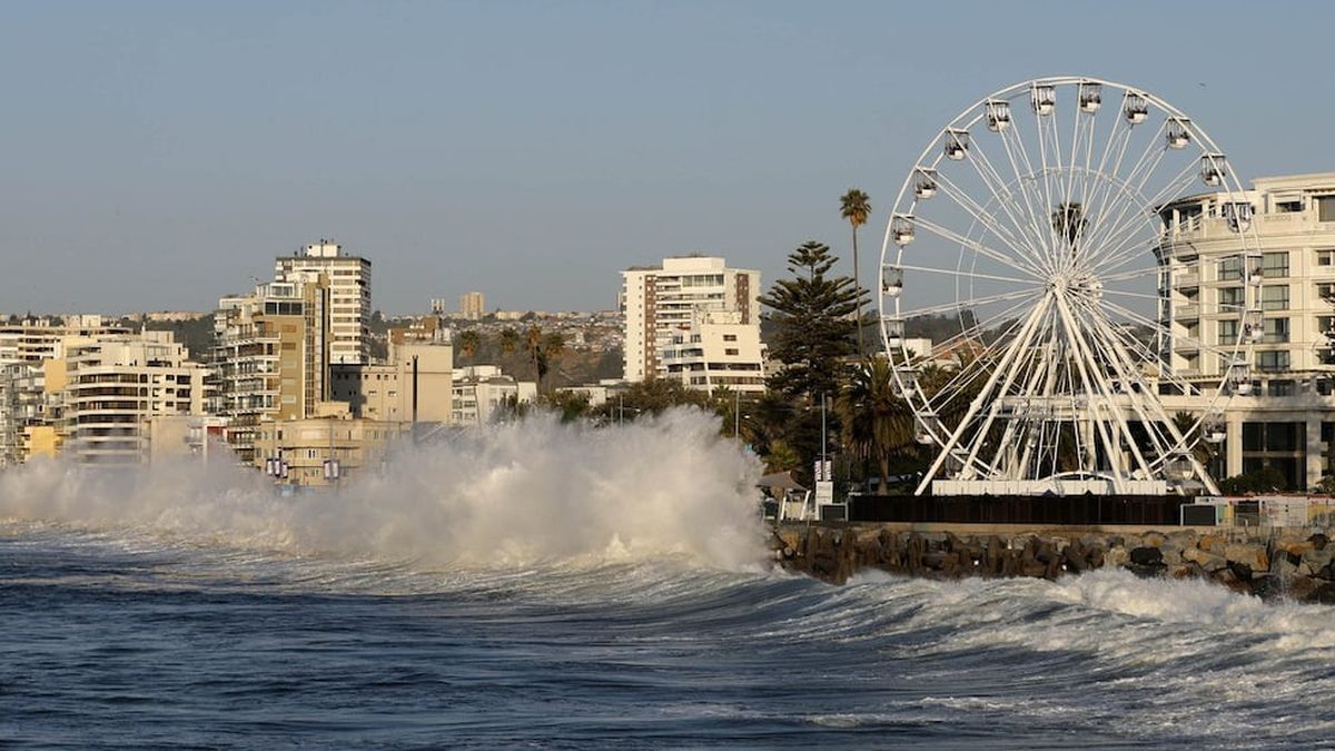 Fotos y videos: así fueron las impresionantes marejadas en Viña del Mar ...