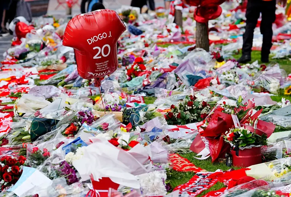 Las conmovedoras imágenes del funeral de Diogo Jota