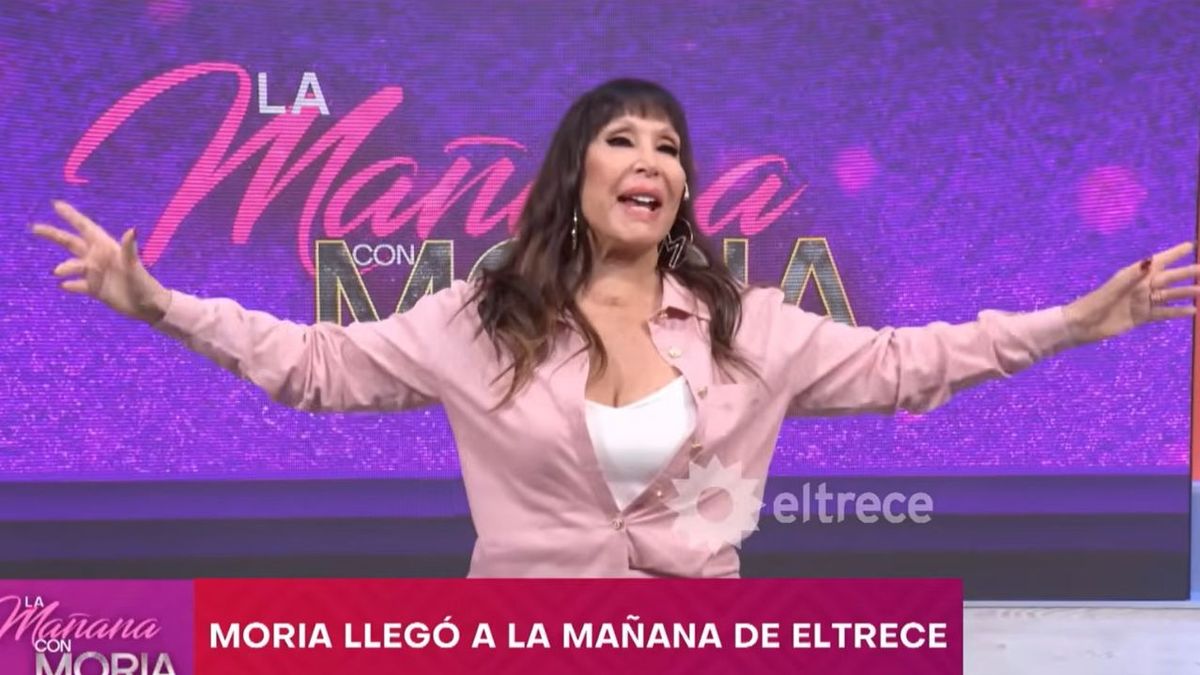 Así fue el debut televisivo de Moria Casán por la pantalla de Eltrece ...