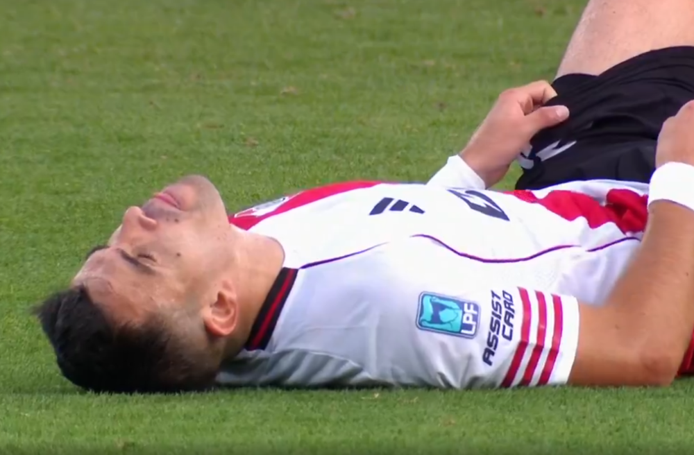 Marcos Acuña dijo basta, y salió lesionado en River - Belgrano: alarmas ...