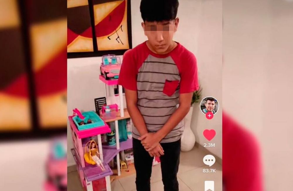 Grabó y compartió el video donde regaña a su hijo de 15 años por dejar embarazada a su novia de 14