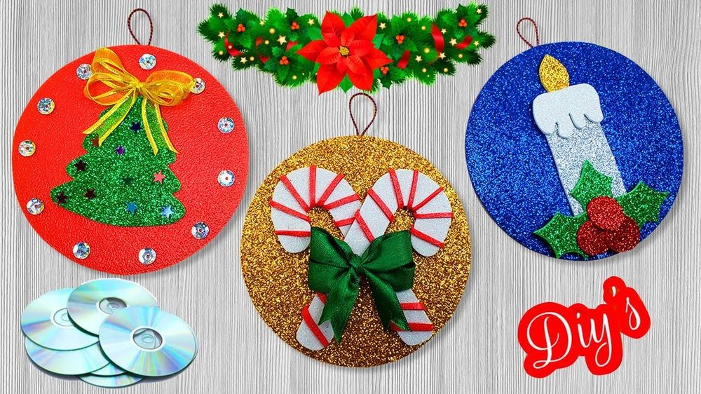 Reciclaje: guardá los CDs viejos y convertilos en un increíble adorno de Navidad