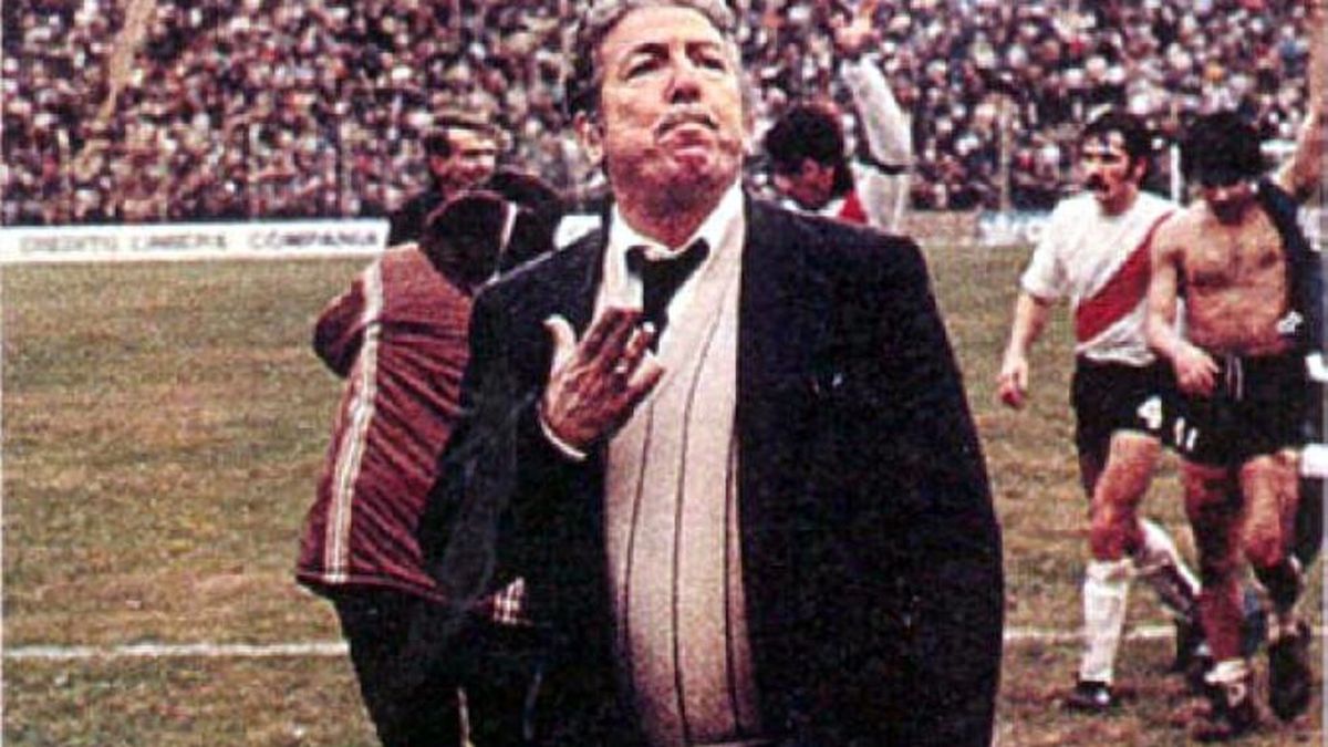 Efemérides 12 de enero de 1975. Ángel Amadeo Labruna asume como DT de River