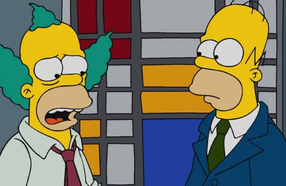 Se supo la verdad sobre los parecidos de Krusty el payaso y Homero Simpson: ¿son hermanos?
