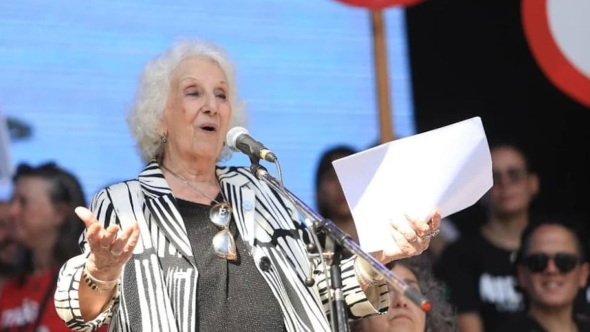 Denunciaron a Estela de Carlotto por haber manifestado que Milei “se ...