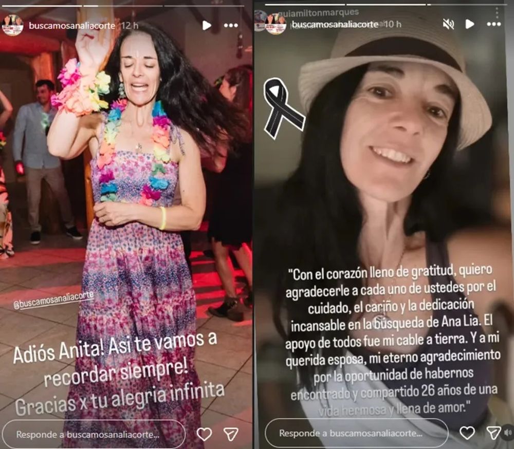 Trágico final: hallaron muerta a Ana Lía Corte tras 20 días de intensa ...
