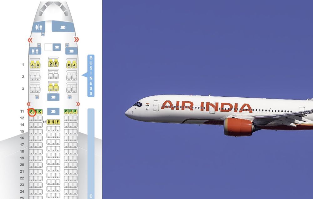 Este era el asiento del sobreviviente del vuelo 171 de Air India: cuáles son los más seguros en ...