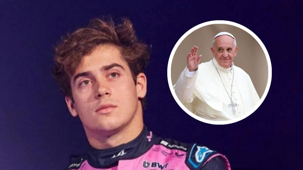 Franco Colapinto recordó al papa Francisco mientras reza por un lugar ...