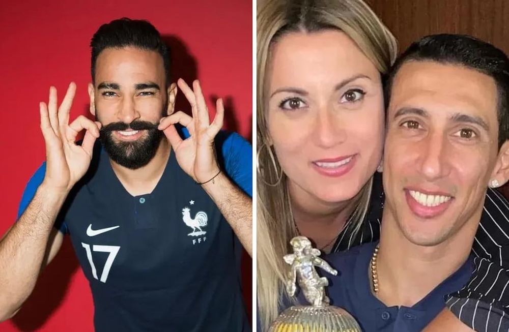 El futbolista francés Adil Rami se burló de Ángel Di María y Jorgelina ...