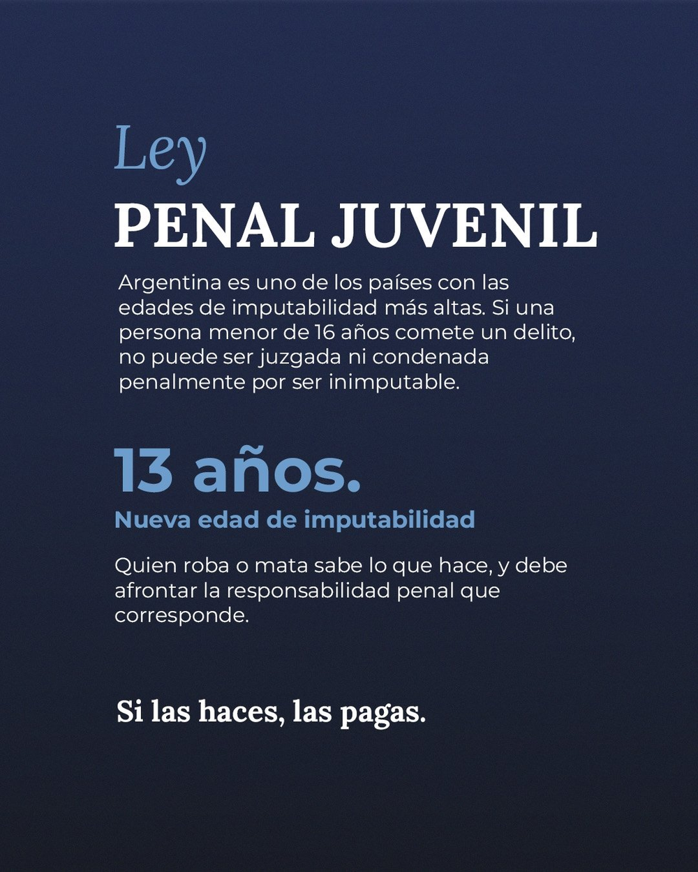 Javier Milei presentó el proyecto de nuevo Código Penal: Necesitamos ...