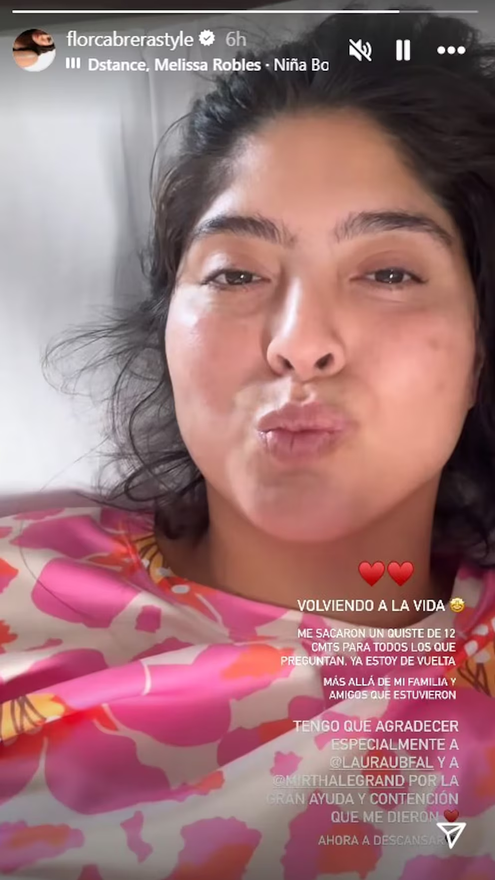 Flor Cabrera fue operada con éxito y le agradeció a Mirtha Legrand por hacerlo posible