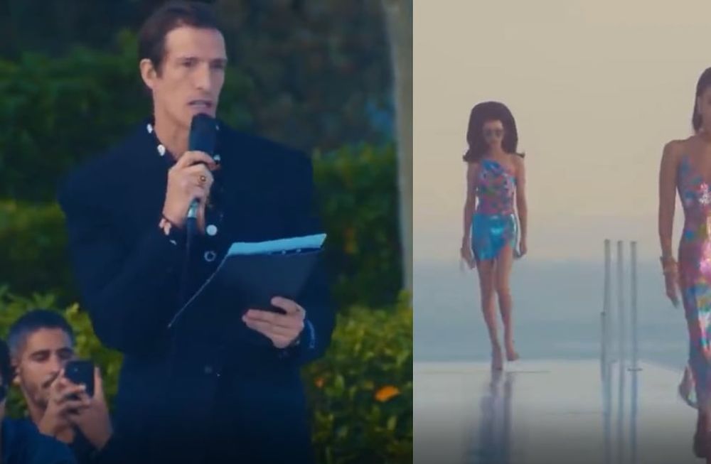 Iván de Pineda condujo el desfile de la línea de Dua Lipa por Versace y fue furor en Twitter