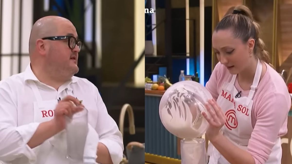 Masterchef: Rodolfo se creía el amo y señor de la cocina, pero María ...