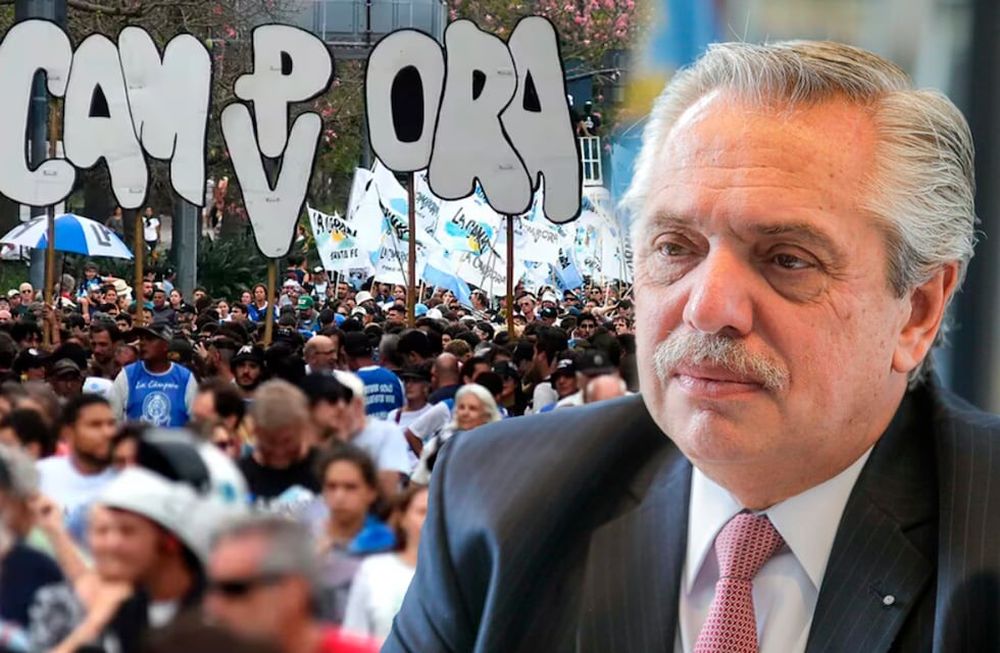 La Cámpora acusó a Alberto Fernández de haber ejercido violencia contra ...