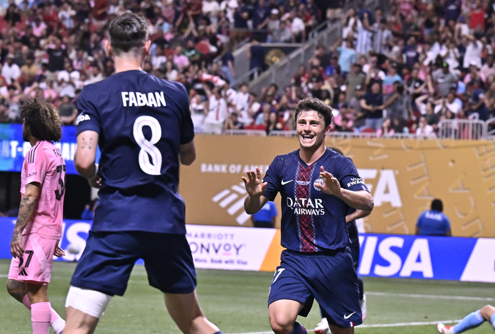 Paliza lógica de PSG sobre Inter Miami, que quedó eliminado