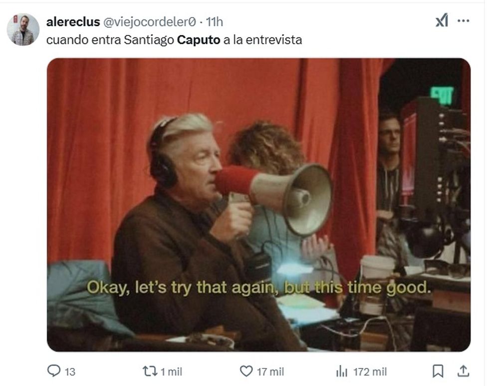 Los divertidos memes por Caputo cortando la entrevista de Jony Viale ...