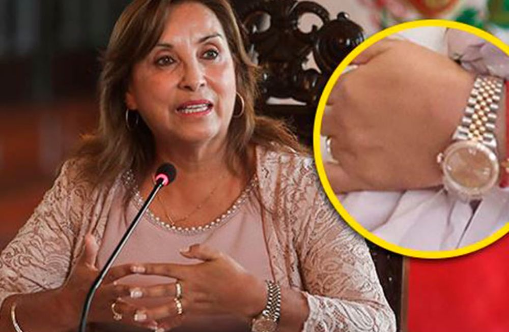 Allanaron la casa de la presidenta de Perú y el palacio de gobierno por relojes Rolex no declarados