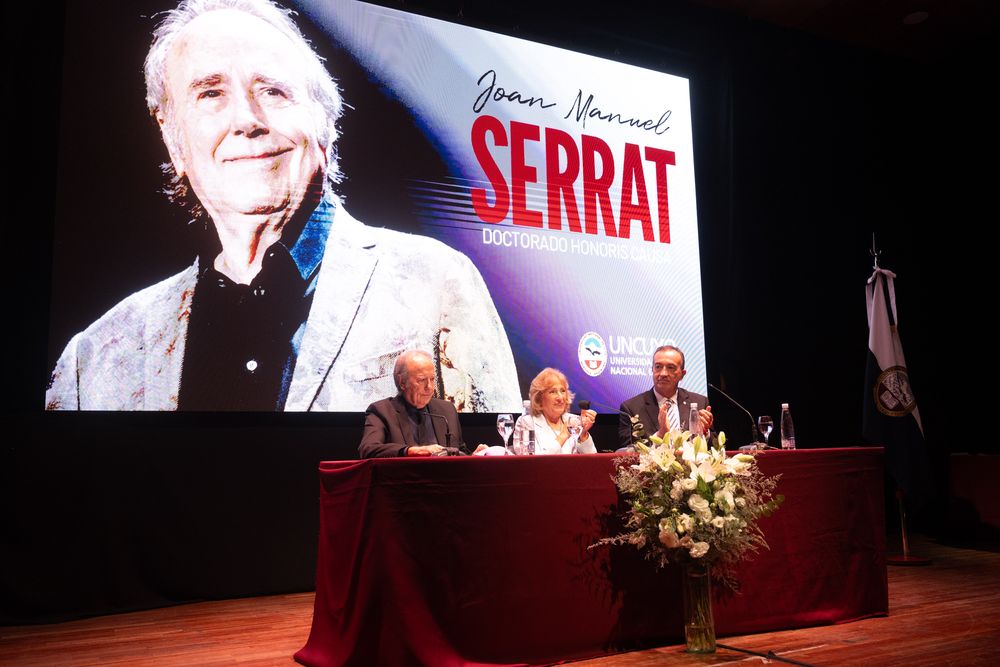 Joan Manuel Serrat, doctor Honoris Causa por la UNCuyo: crónica de un ...