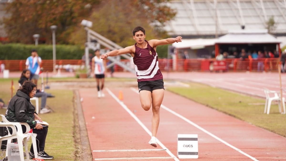 Atletismo: Enzo Moreno, campeón nacional U18 en salto triple y convocado al seleccionado argentino