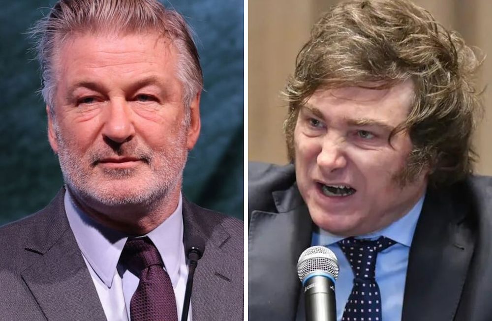 Alec Baldwin comparó a Javier Milei con un asesino serial de Nueva York