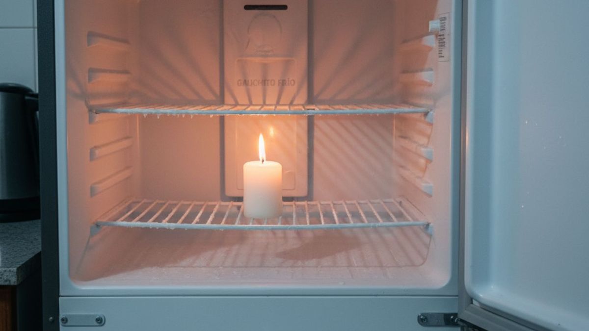 Una vela encendida en el freezer: por qué lo recomiendan y para qué sirve