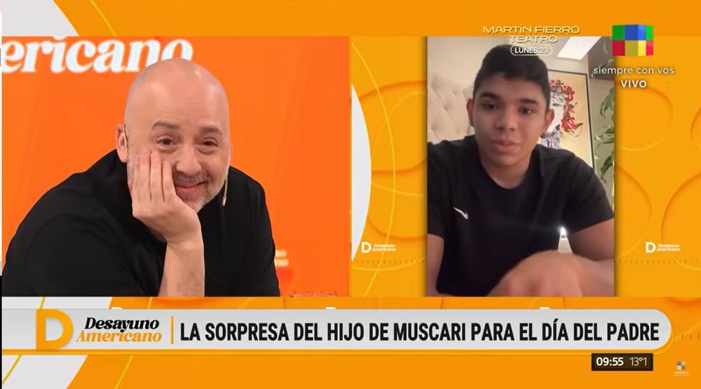 El llanto de José María Muscari al escuchar el mensaje de su hijo Lucio ...
