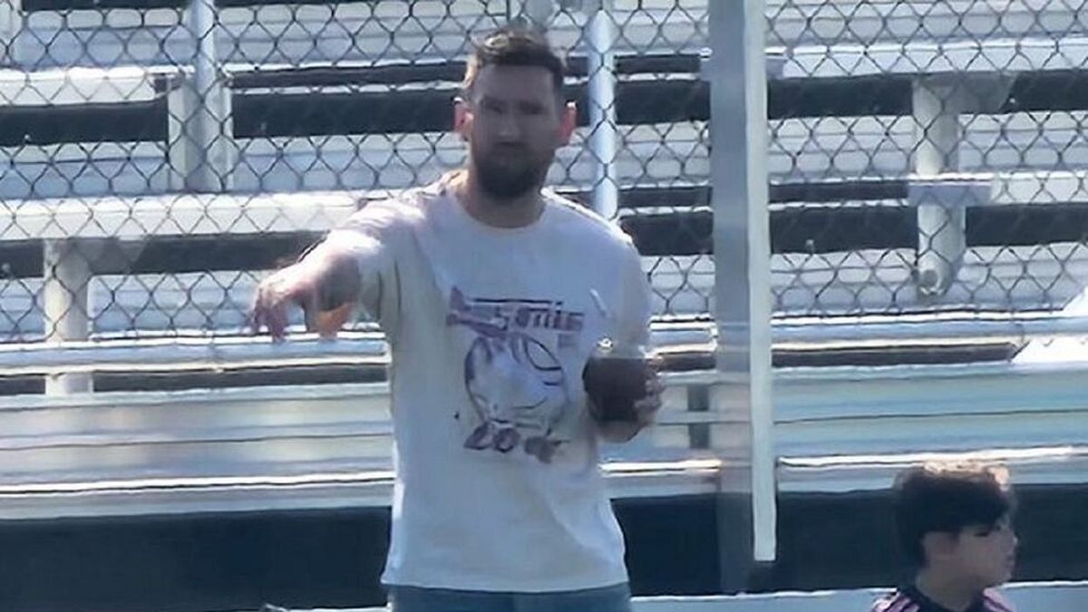 Lionel Messi futuro DT: fue a ver jugar a su hijo Thiago y no paró de ...