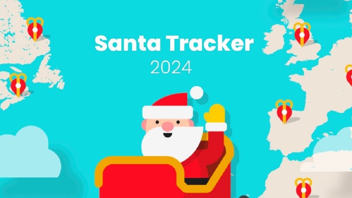 En vivo: seguí el trineo de Papá Noel por el mundo con el Santa Tracker de Google