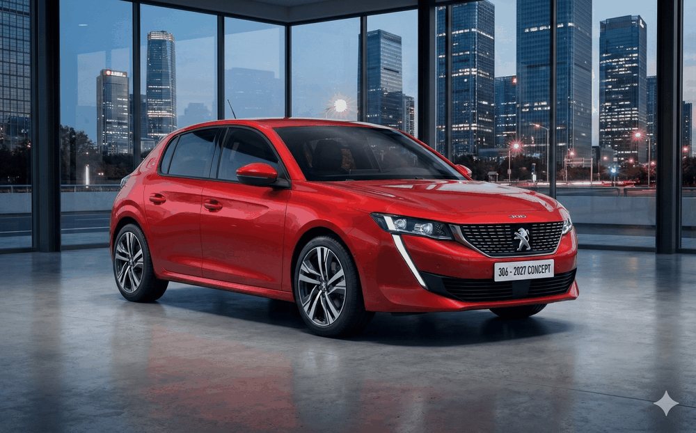 Así se vería el nuevo Peugeot 306: la versión 2027 del histórico auto