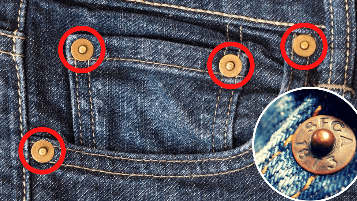 Pocos lo saben: cuál es la función clave que tienen los botones de metal de los pantalones de jeans