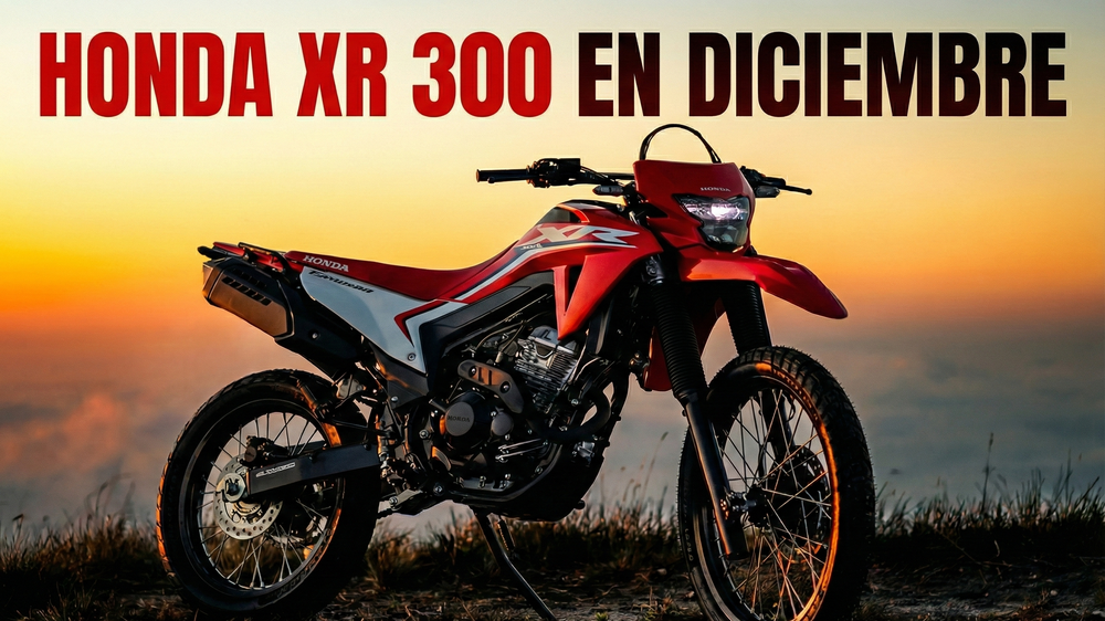 Confirmado: nuevo precio para la Honda XR 300 en diciembre