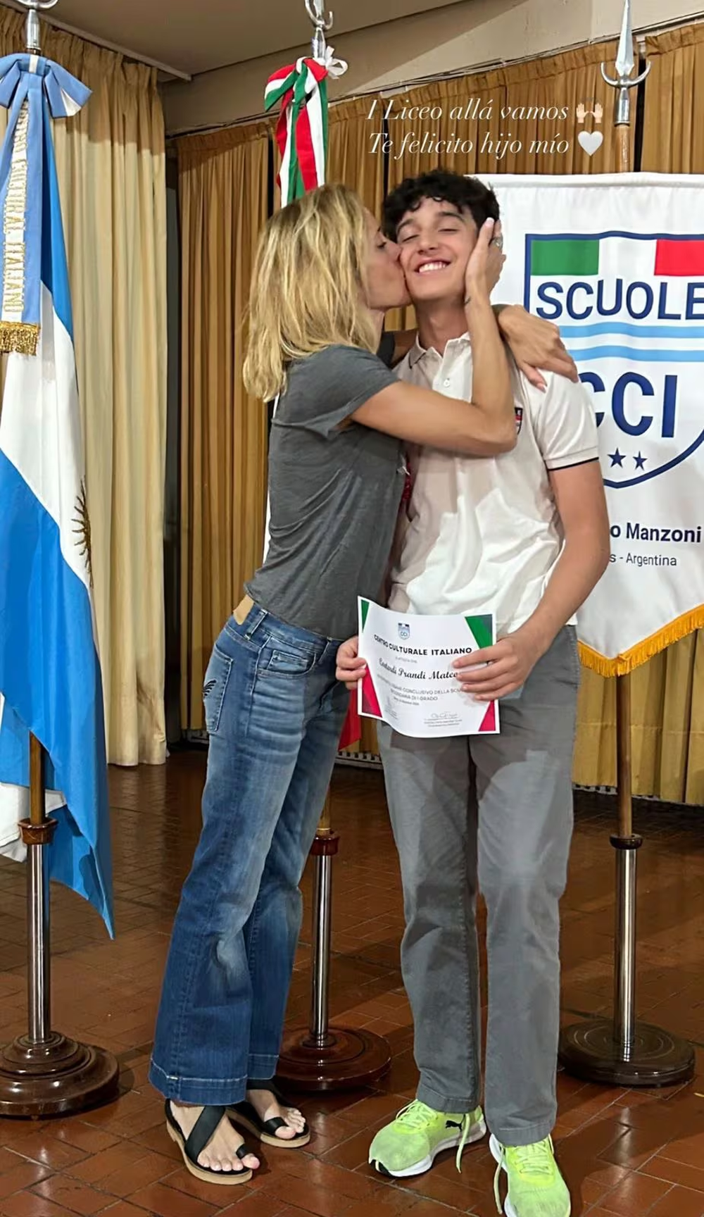 Así está hoy Mateo, el hijo mayor de Julieta Prandi y Claudio Contardi