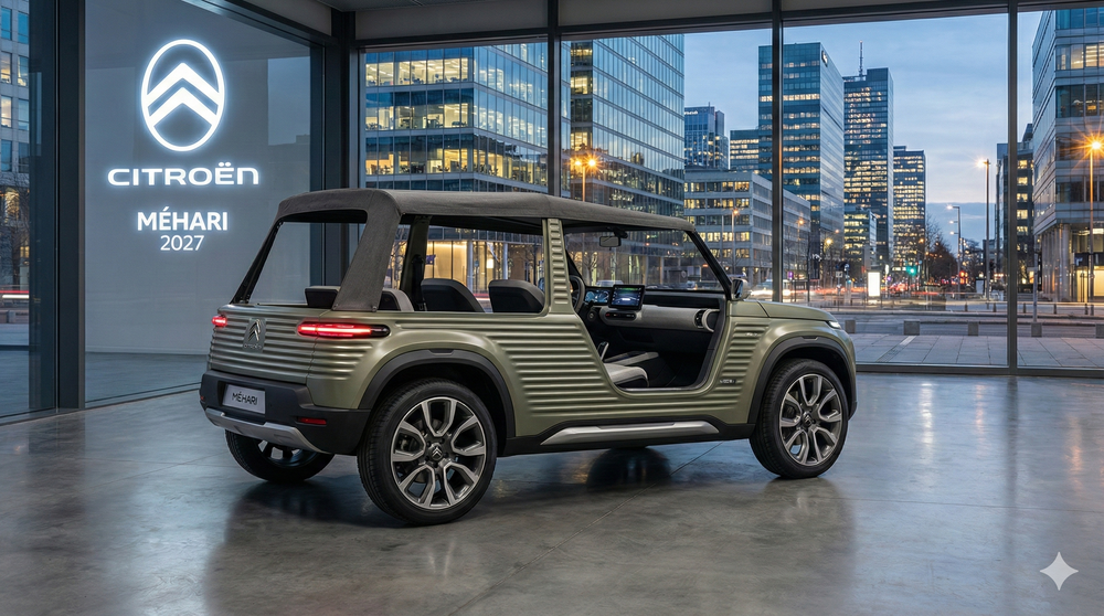 Así se vería el nuevo Citroën Méhari: la versión 2028 del histórico auto
