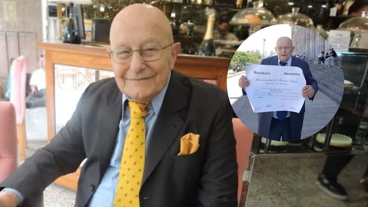 La historia de Julio, comenzó a estudiar Derecho a los 76 y 11 años ...