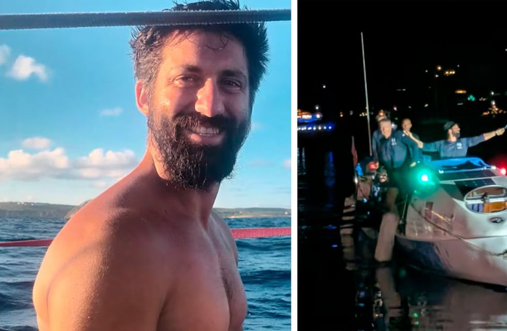 La travesía de Martín Carosso, primer argentino en cruzar el Océano ...