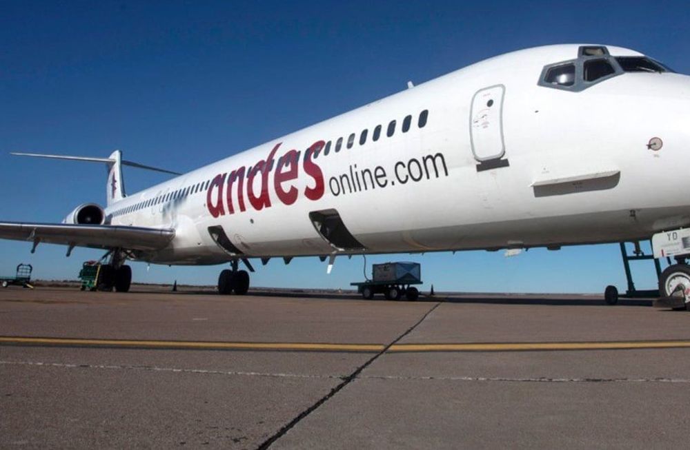 La aerolínea Andes anunció que reanudará las operaciones comerciales en ...