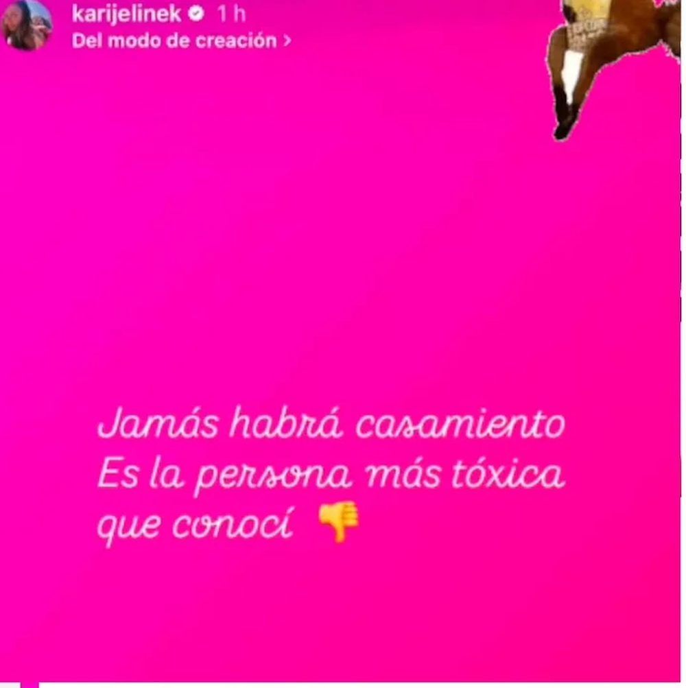 La terrible razón por la que Karina Jelinek canceló su casamiento con ...