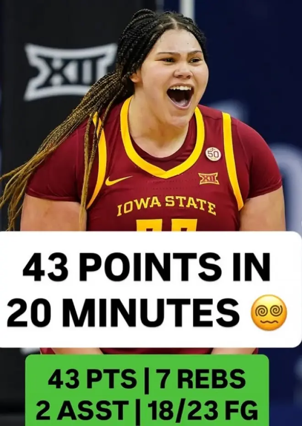 Audi Crooks, la gran figura que domina el básquet femenino en Estados ...