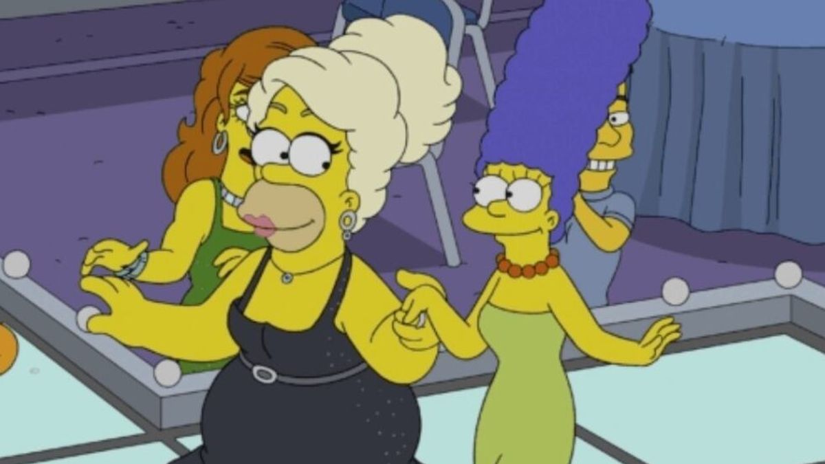 Homero será una drag queen en un episodio de Los Simpson