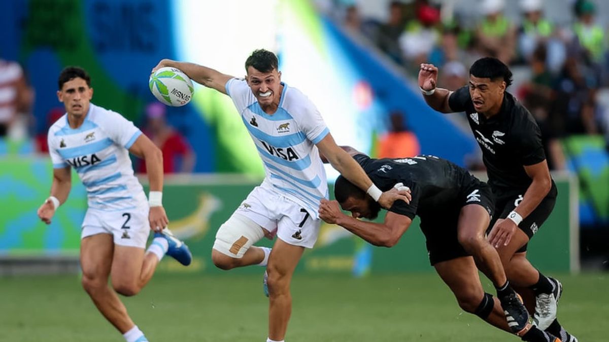Rugby: Los Pumas 7s vencieron a Nueva Zelanda y lograron el quinto ...