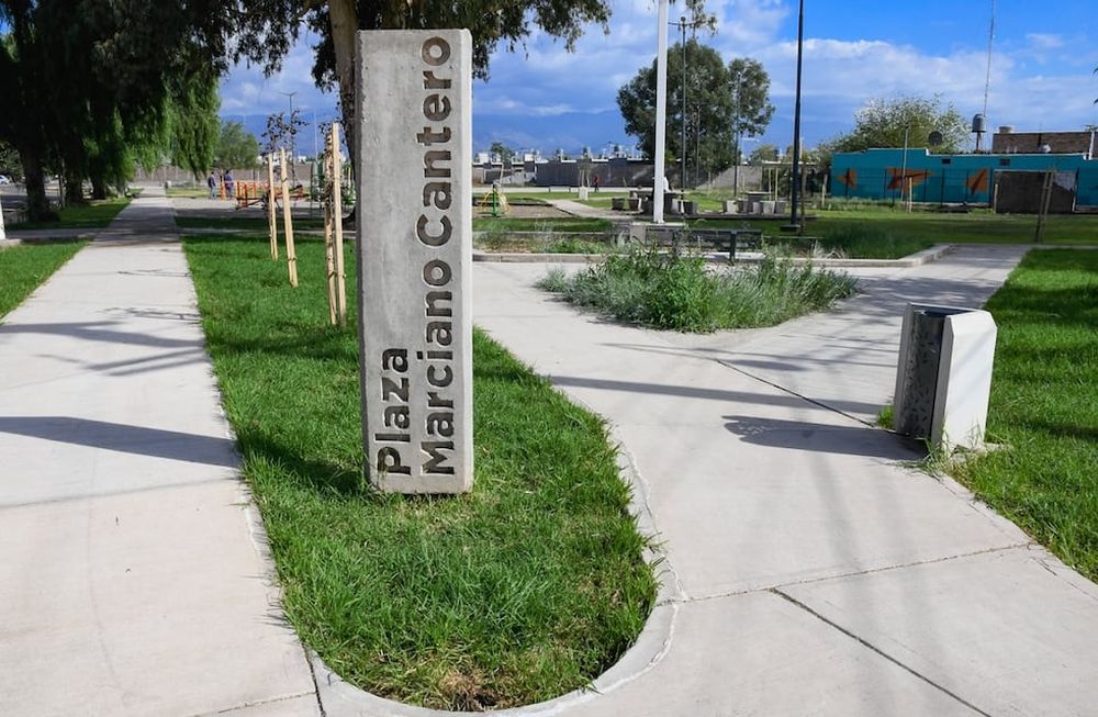 Guaymallén construyó una plaza homenaje al gran Marciano Cantero