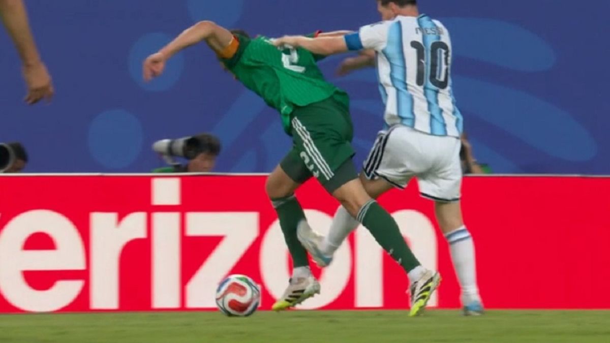 La plancha de Messi a Mandi que enojó a chilenos, españoles y mexicanos ...