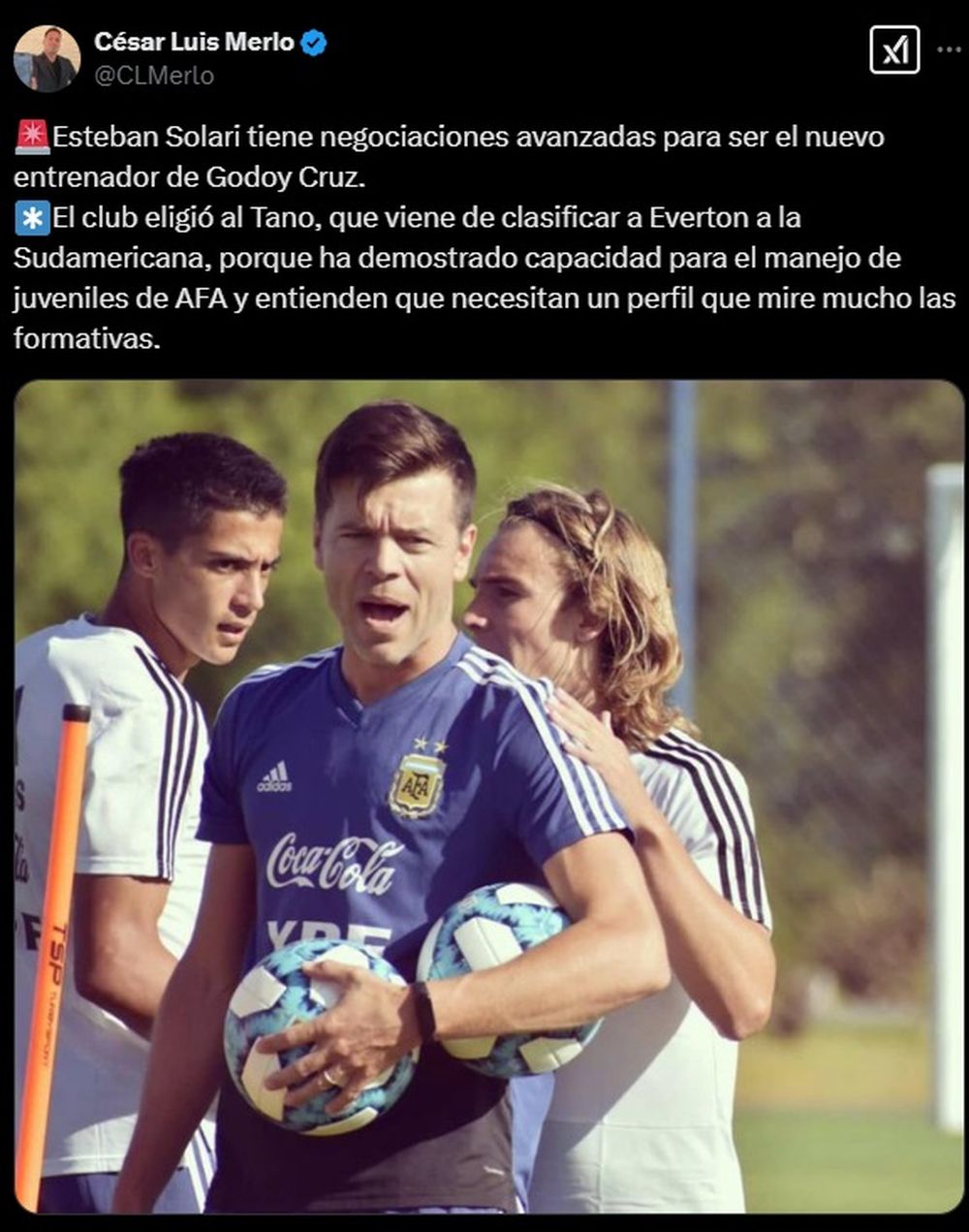 Quién es Esteban Solari, el DT elegido por Godoy Cruz para reemplazar a ...