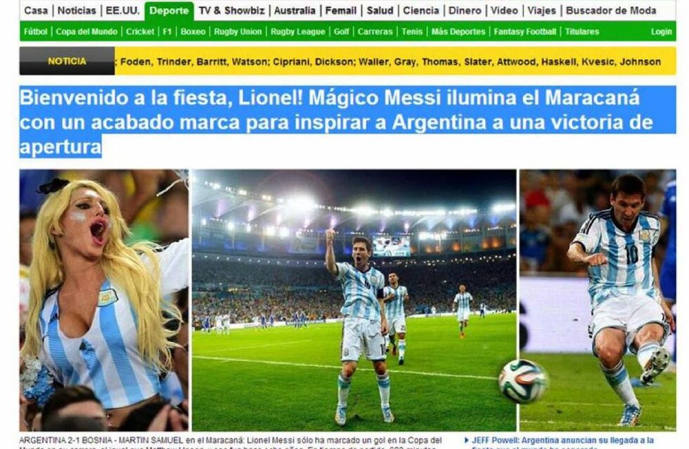 Vicky Xipolitakis, casi tan famosa como Messi...