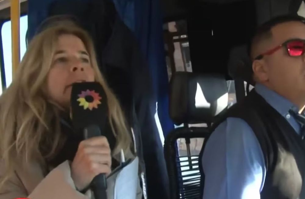 Un inspector bajó a Mercedes Ninci del colectivo mientras cubría el ...