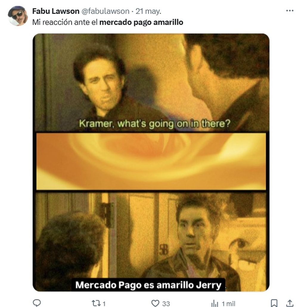 Por qué Mercado Pago ahora es amarillo: los memes más divertidos en las ...